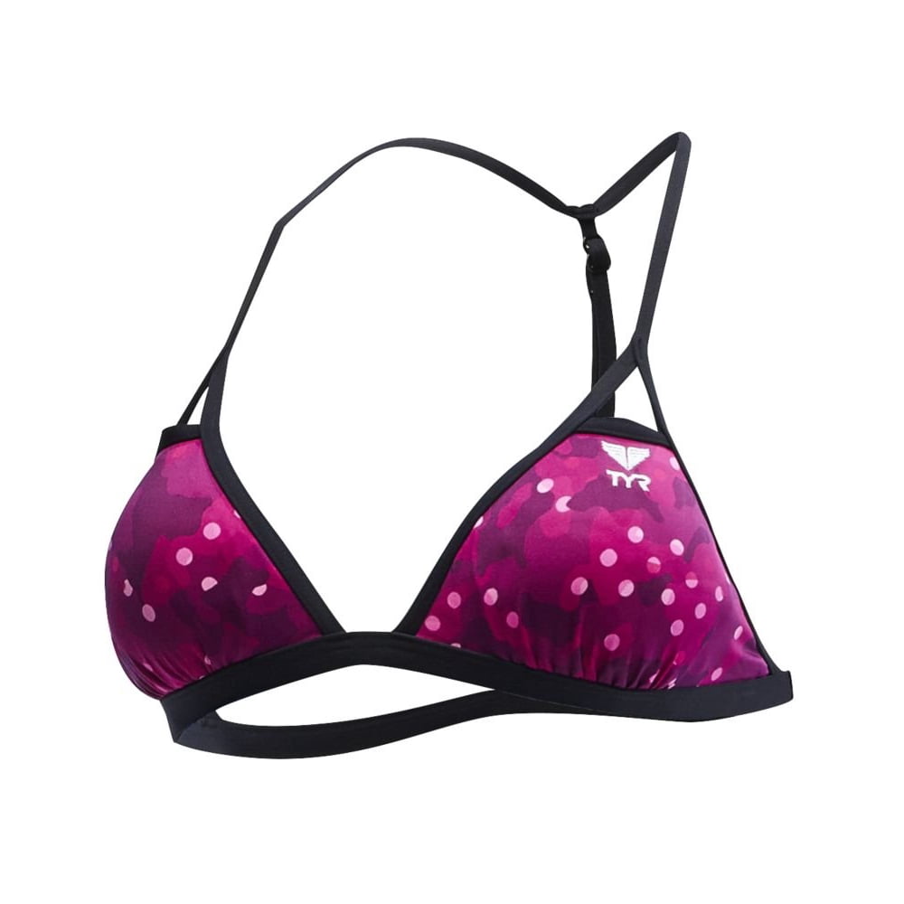 TYR - Tyr Two Piece Swim Top CADET LANI Black/Pink Size Medium ...