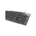 Logitech K845 Backlit Wired Mechanical Keyboard, Full Size, Adjustable ...