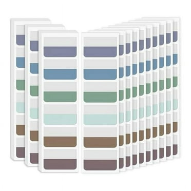 Global Printed Products Monthly Adhesive Tabs Set of 24 Black and ...