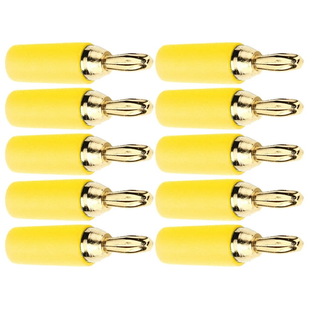 Bananas Connector Kit, 2.5mm Banana Plug For Connection Yellow - Walmart.ca