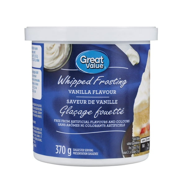 Great Value Whipped Vanilla Frosting - Walmart.ca