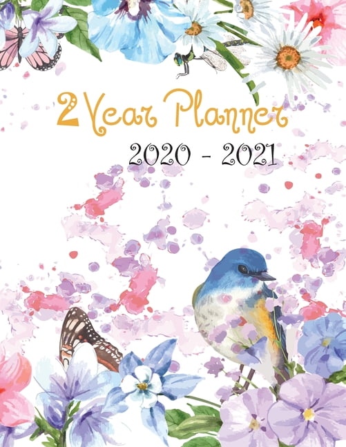 2 Year Planner 2020-2021 : Monthly Plan Ahead Calendar Appointments ...