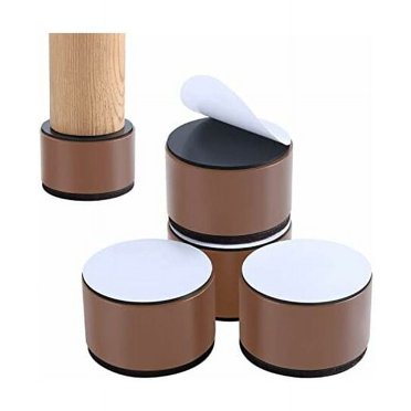 "Lzvxtym Heavy Duty 4 Pack Bed Risers, Adjustable Round Furniture Leg ...