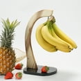 Jalz Jalz Wooden Fruit Banana Hanger with Marble Base, Modern Tree ...