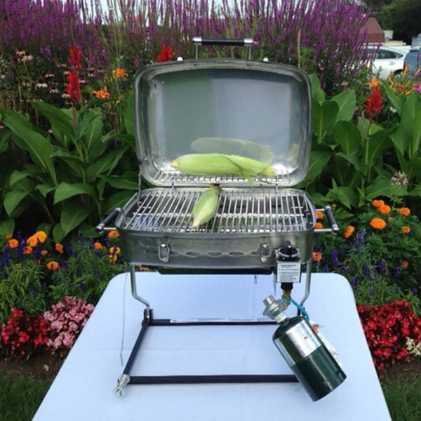 Fleming Sales RVAD650 - AD650 Sidekick RV Gas Grill with RV Mounts ...