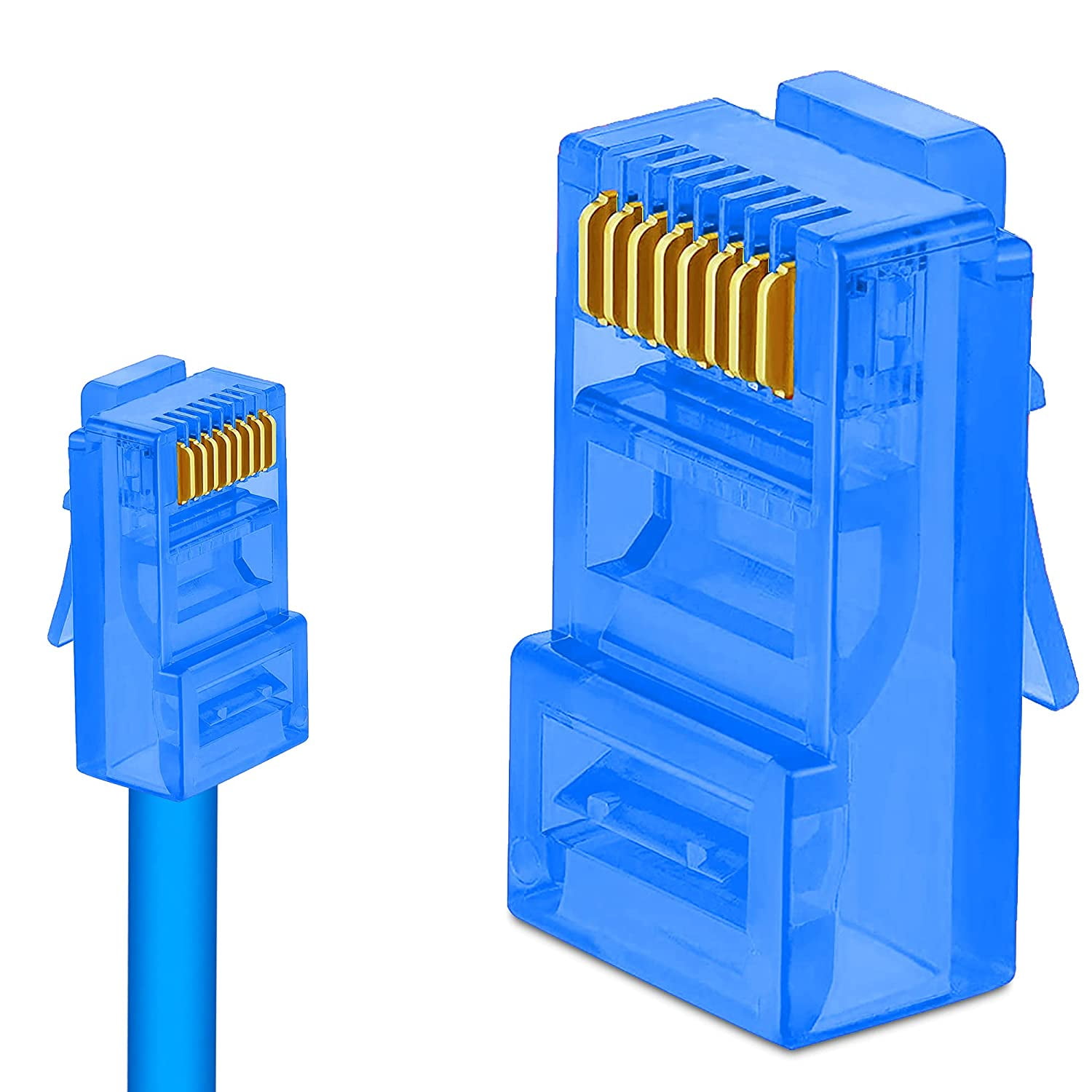 NewYork Cables Cat6 RJ45 Connectors Crimp Modular Plug Network Cable ...