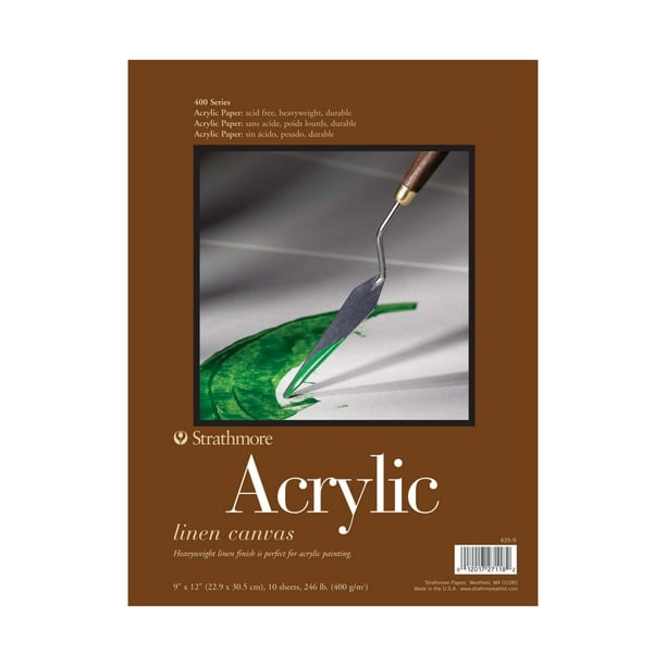 Strathmore Acrylic Paper Pad, 400 Series, 9in x 12in - Walmart.com