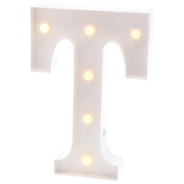 Decorative LED Illuminated Letter Marquee Sign T - Alphabet Marquee ...