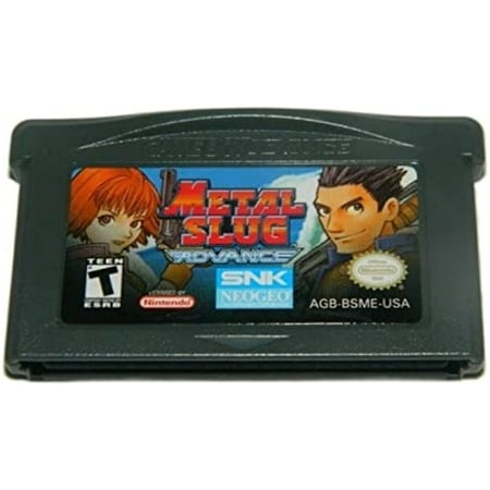 Retro Game Metal Slug Advance Cartridge Card Game Boy Advance GBA SP ...