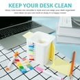 Austok Note Dispenser Plastic Sticky Note Holder Desktop Sticky Note ...