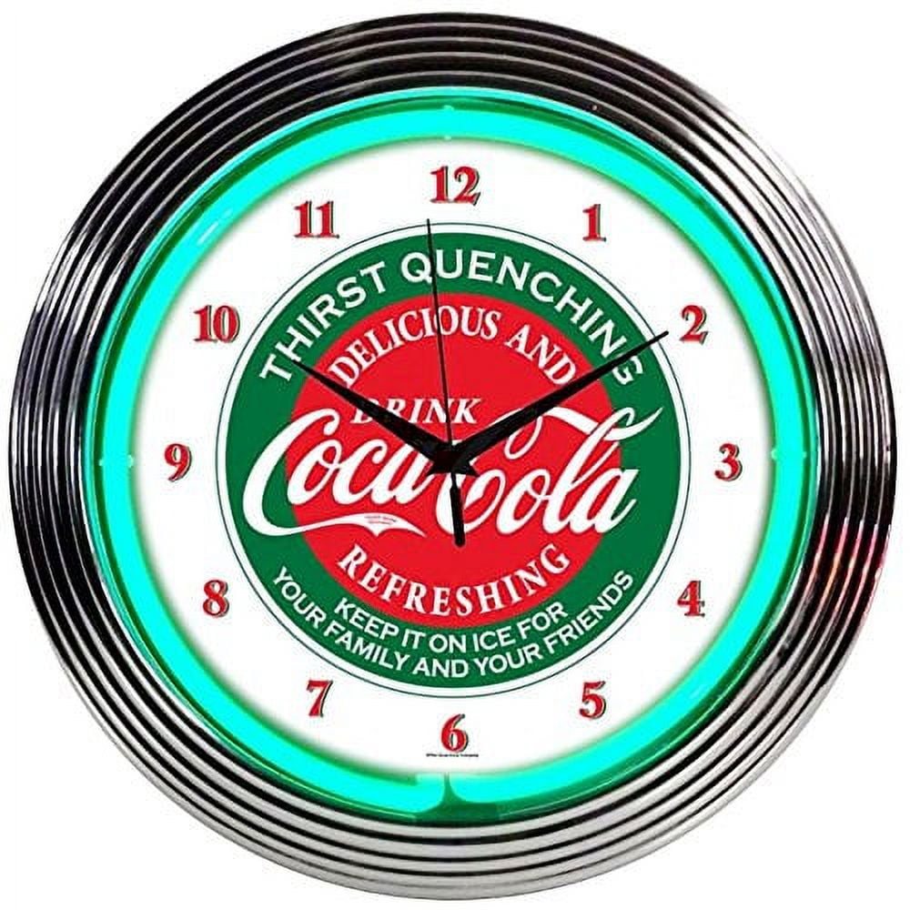 Click here for Neonetics Coca-Cola Evergreen Neon Clock 15-Inch prices
