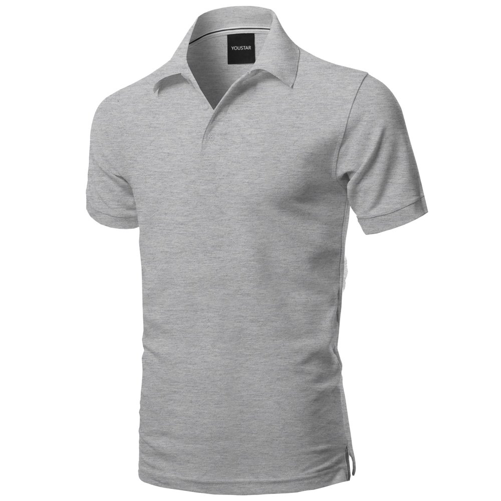 FashionOutfit - FashionOutfit Men's Solid Short Sleeves Basic Side Slit ...