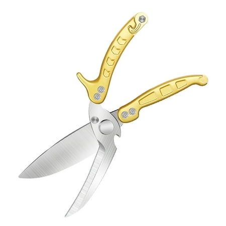 Kitchen Shears,Heavy Duty Spring Loaded Kitchen Scissors with Serrated ...