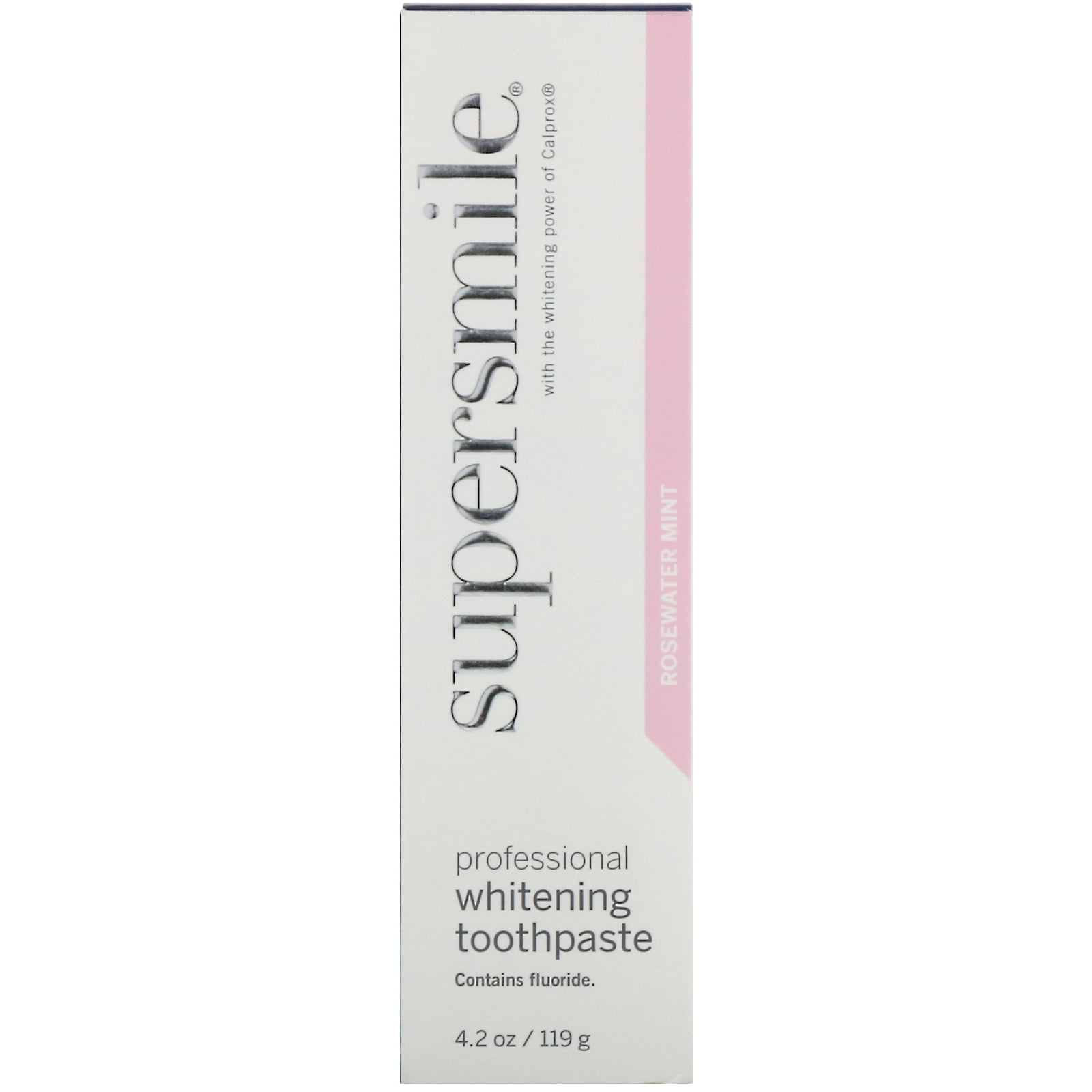 Supersmile Professional Whitening Toothpaste, Rosewater Mint, 4.2 Oz ...