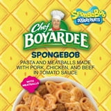 Chef Boyardee SpongeBob Pasta and Meatballs Made with Pork, Chicken ...
