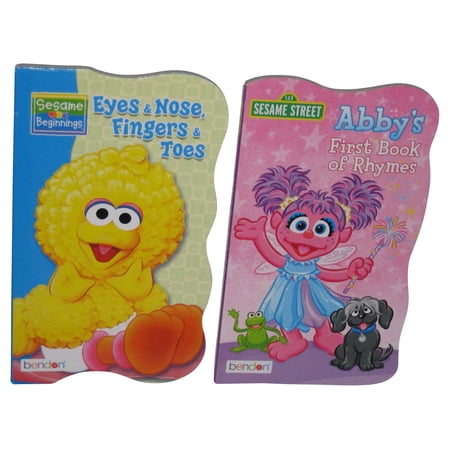 Sesame Street Bendon Hardcover Book Lot - (Abby's First Rhymes & Big ...