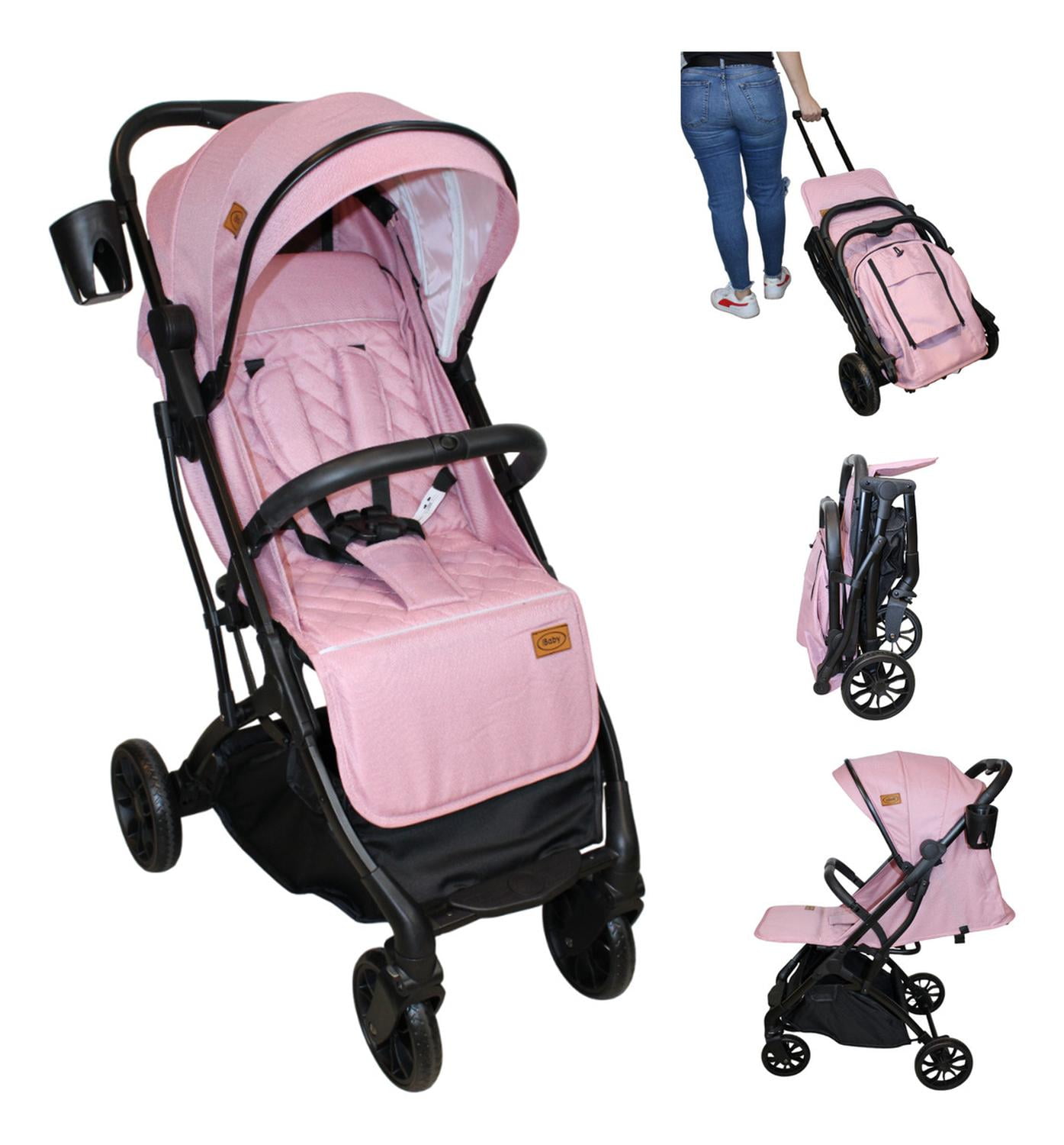 Carriola De Paseo Ibaby Xiao Ts 10114 Rosa Rosa Negro | Walmart en línea