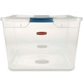 71 Quart Clear Latching Storage Bin, Plastic Stackable Storage Tote ...