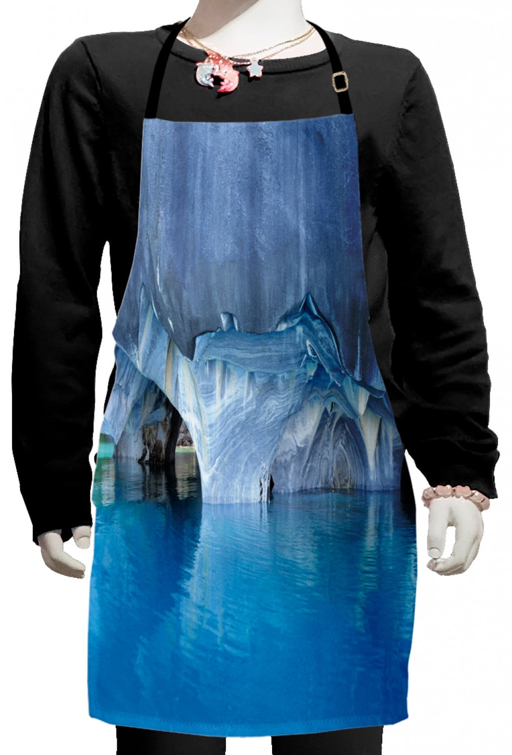 Blue Kids Apron, Marble Cave General Carrera Lake in Chile Natural ...