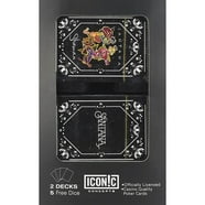 DA VINCI Persiano, Italian 100% Plastic Playing Cards, 2 Deck Set Poker ...