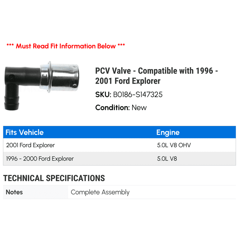 1997 Ford Explorer Pcv Location