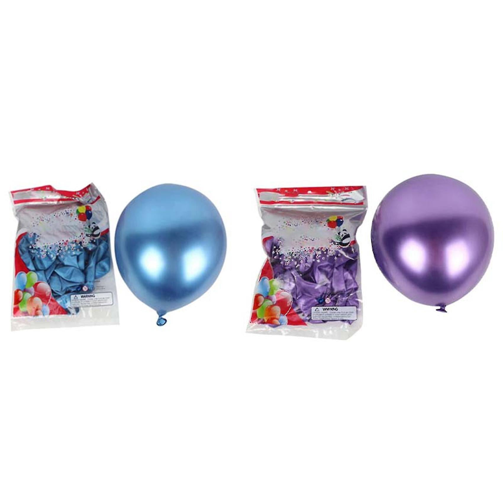 100 Uds. Globos metálicos de látex de 10 pulgadas Globos de perlas de ...