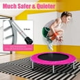 Rebounder Trampoline for Adults, Mini Exercise Trampoline with Safety ...
