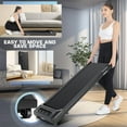 FUNMILY Exercise Equipment: Slim & Portable Walking Treadmill with App & Remote Control, Easy ...