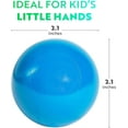 Cuoff Soft Plastic Mini Ball Pit Balls 50 Count - w/ 8 Vibrant Colors ...