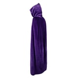 Zando Unisex Hooded Cape, Gothic Medieval Halloween Cloak, Purple ...