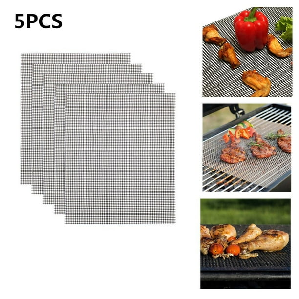 Volkmi Barbecue Mesh Mat Mesh Fiberglass Non-Stick Reusable Barbecue ...