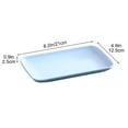 XiYing Small Rectangular Plastic Plates for Hot Pot, Barbecue, Sausage ...