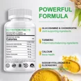 Revita 6-IN-1Glucosamine Chondroitin Tablets,With Turmeric&Calcium ...