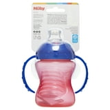 Nuby No-Spill Grip N' Sip Soft Spout Trainer Cup, 8 fl oz, 3 Count - Walmart.com