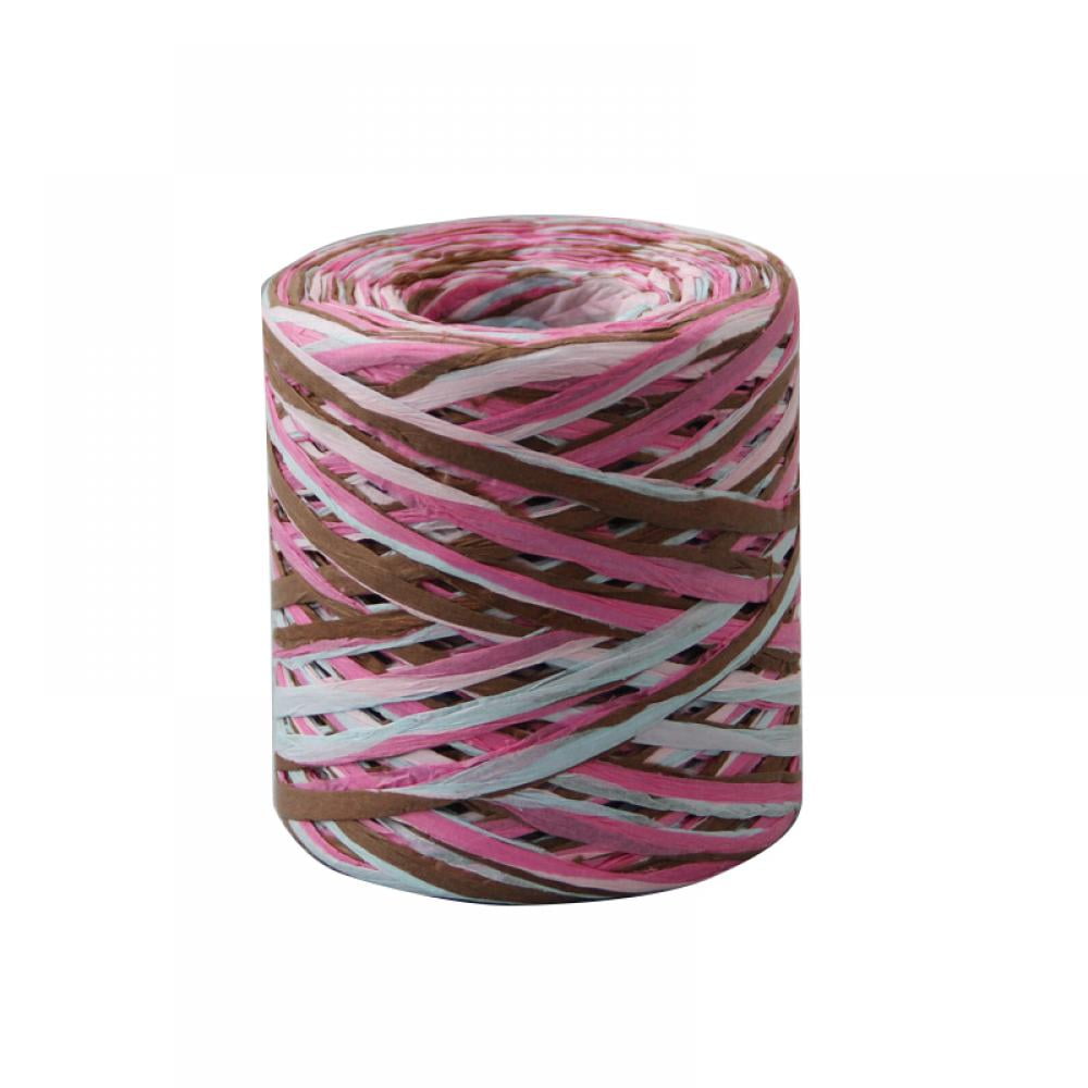 Catlerio 200m/Roll Raffia Ribbon Paper Rope Cord for Packing Gift Box ...