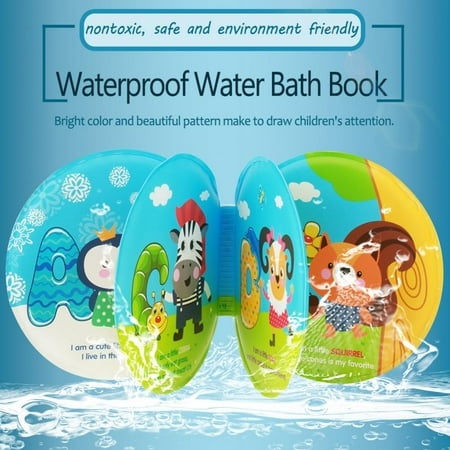 Khall Waterproof Water Bath Book, Baby Bath Book,Waterproof Baby Water ...