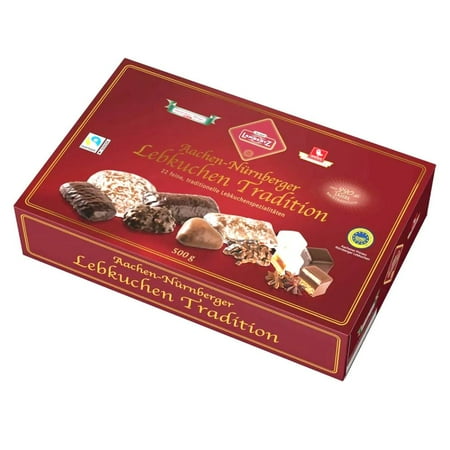 Lambertz Lebkuchen Tradition Gingerbread Biscuit Assortment, 500g ...