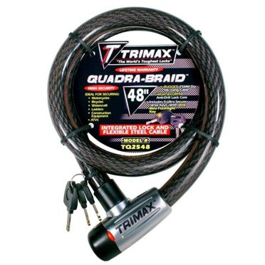 Trimax ST30 Spare Tire Cable Lock for Trailer Wheel Theft - Walmart.com