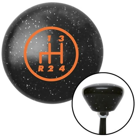 Orange 4 Speed Shift Pattern - 4RDL Black Retro Metal Flake Shift Knob with M16 x 1.5 | Walmart ...
