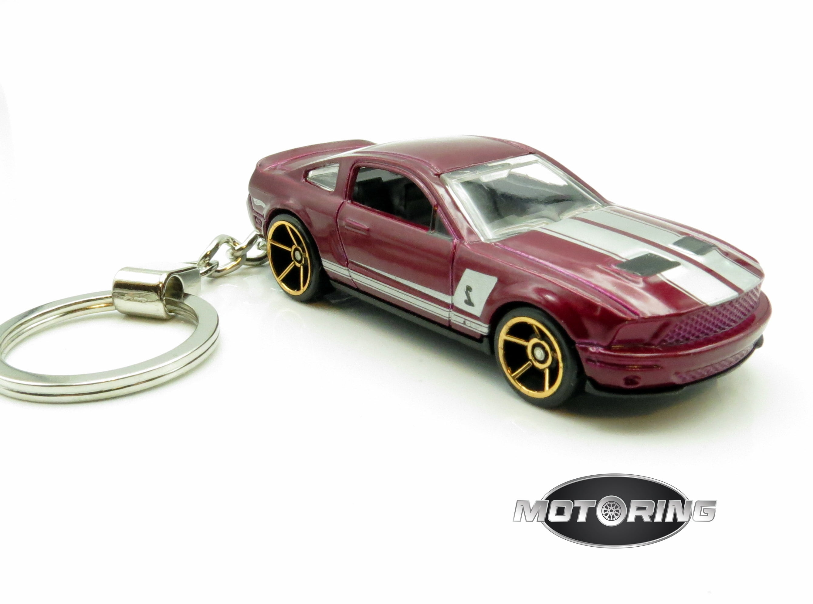 Keychain 2007 '07 Shelby GT500 Maroon Car Rare Novelty 1:64 Diecast ...
