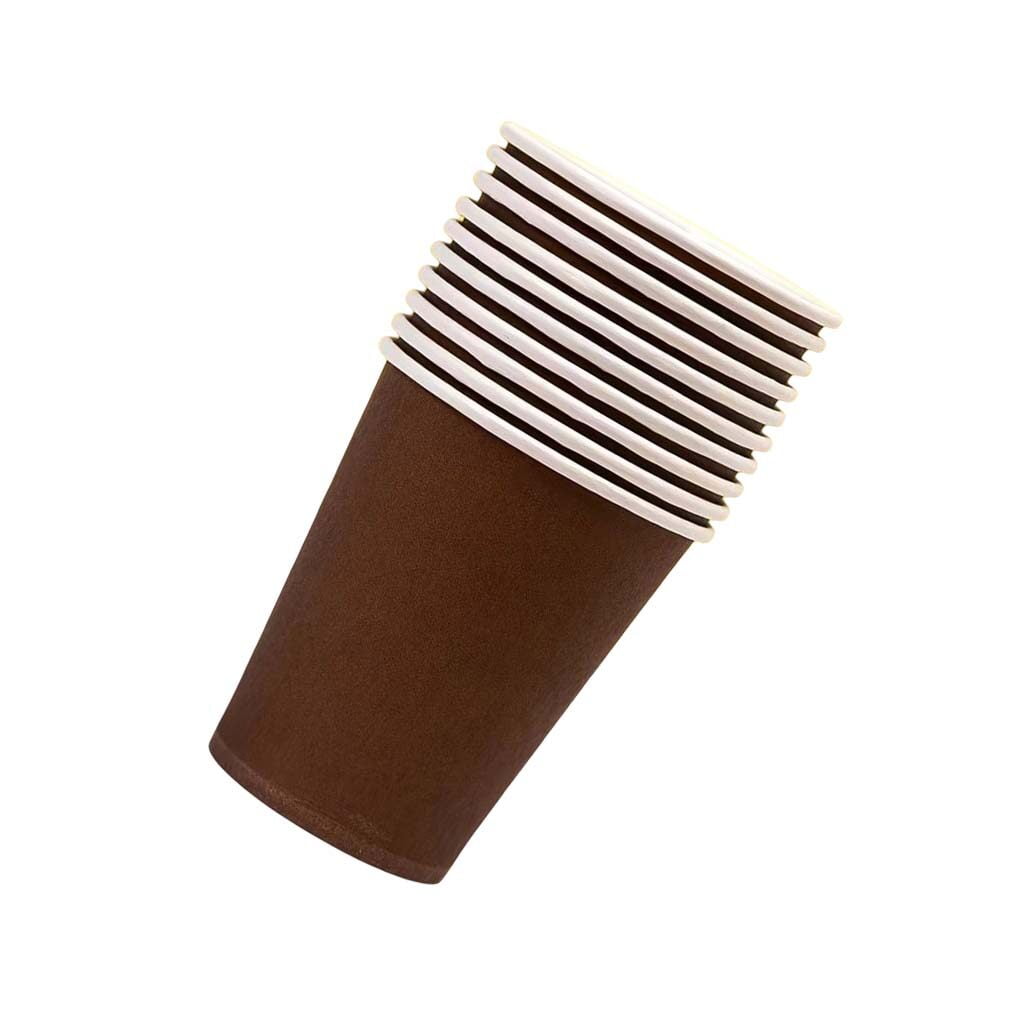 TureClos 10pcs Paper Cups Colors Kindergarten Disposable Cup Papers ...