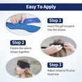 "NEWGO Headache Ice Pack, Hot Cold Therapy Wrap for Migraines, 29.5 ...