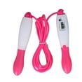Skipping Rope PVC Cord Plastic Adjustable Fitness Counting Jump Rope ...