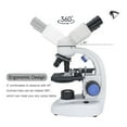 Biological Microscope 40-2000X Binocular Microscope With Top/Bottom LED ...