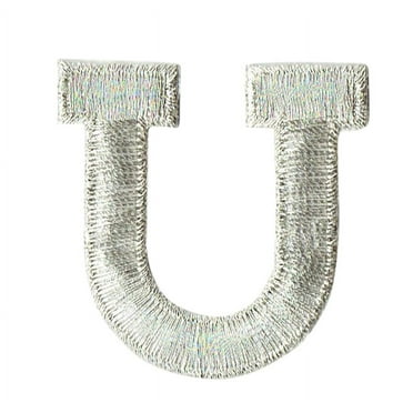 Alphabet Letter - R- Color Gold - 2" Block Style - Iron On Embroidered ...