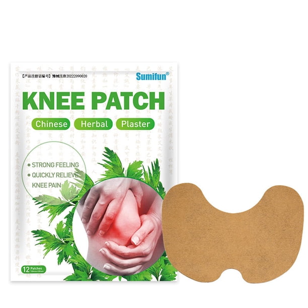 Mugwort Knee Patch Joint Care Patch 12 Patches/Pack - Sumifun - 1 Pack ...