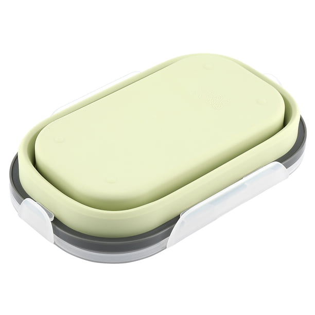 Contenedor de alimentos BuyWeek Lonchera plegable de silicona de grado ...