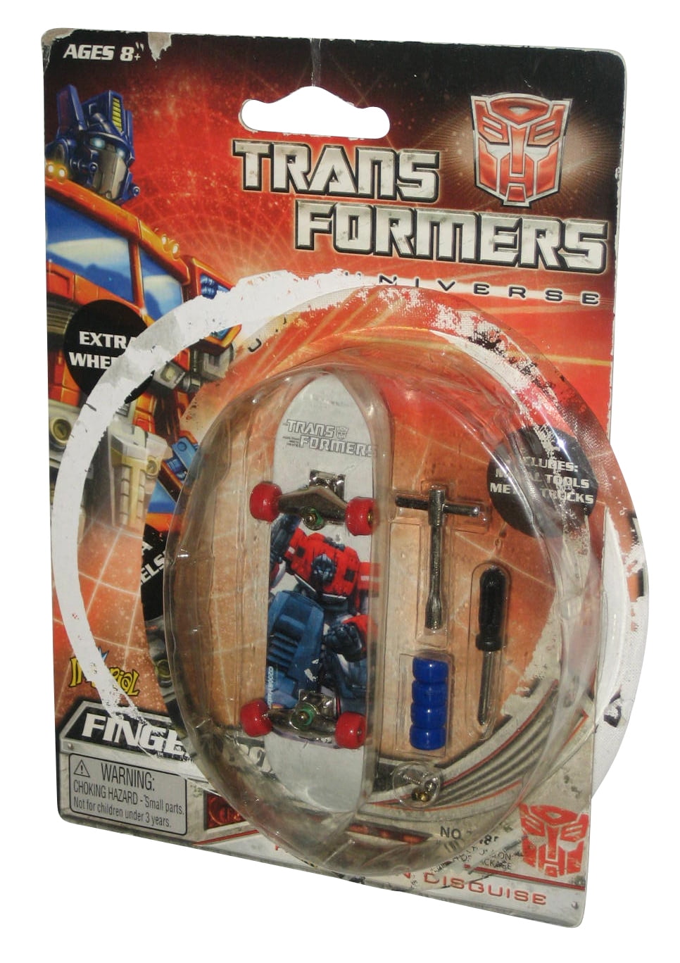 Transformers Universe Optimus Prime (2008) Hasbro Imperial Finger Board ...