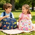 Strawberry Pink Space Cartoon Lunch Bag Tote - Walmart.com