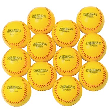 (12 pack) MacGregor® 12" Super Soft Training Softballs - Walmart.com